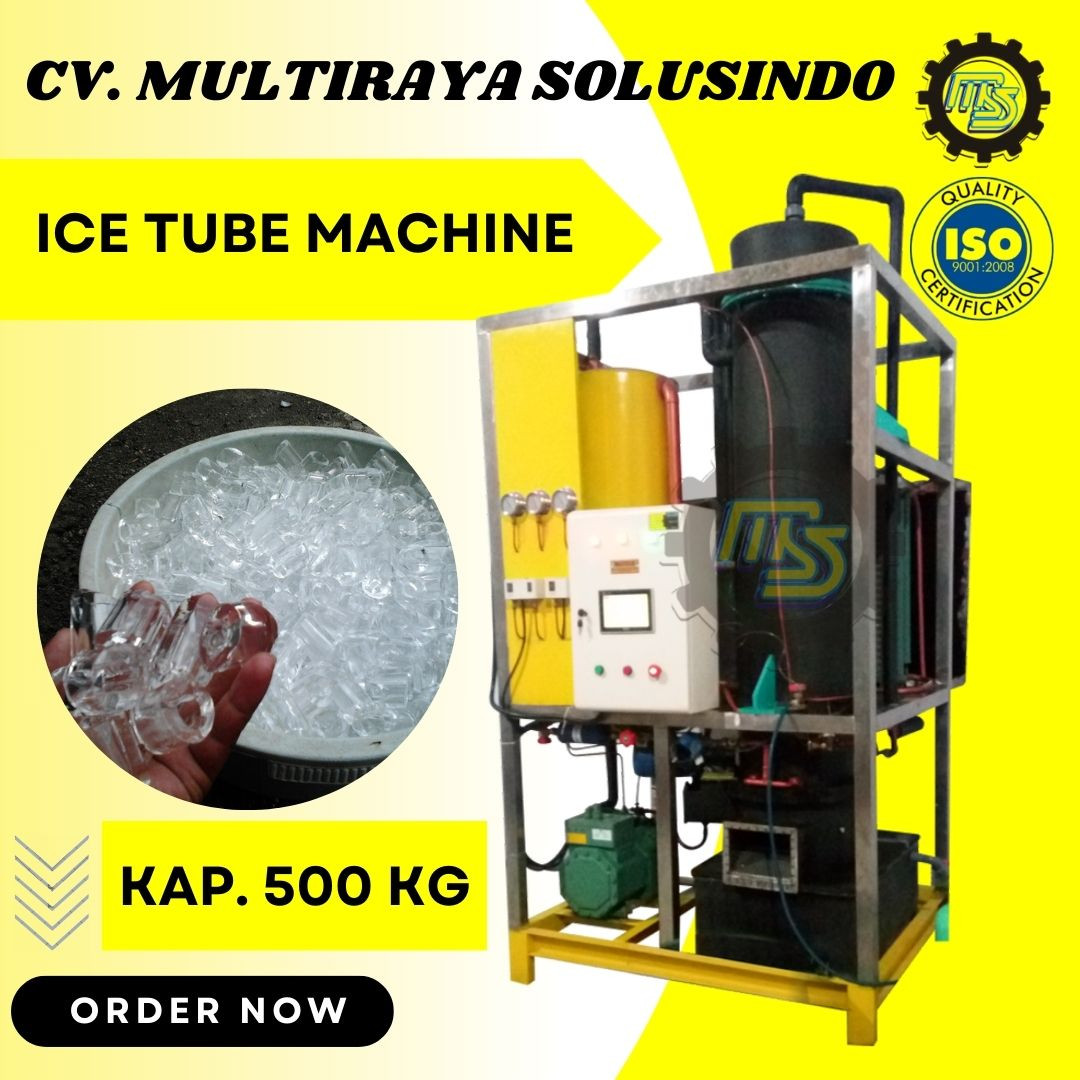 Mesin Es Tube (Ice Tube) Kap 500 Kg - CV. MULTIRAYA SOLUSINDO