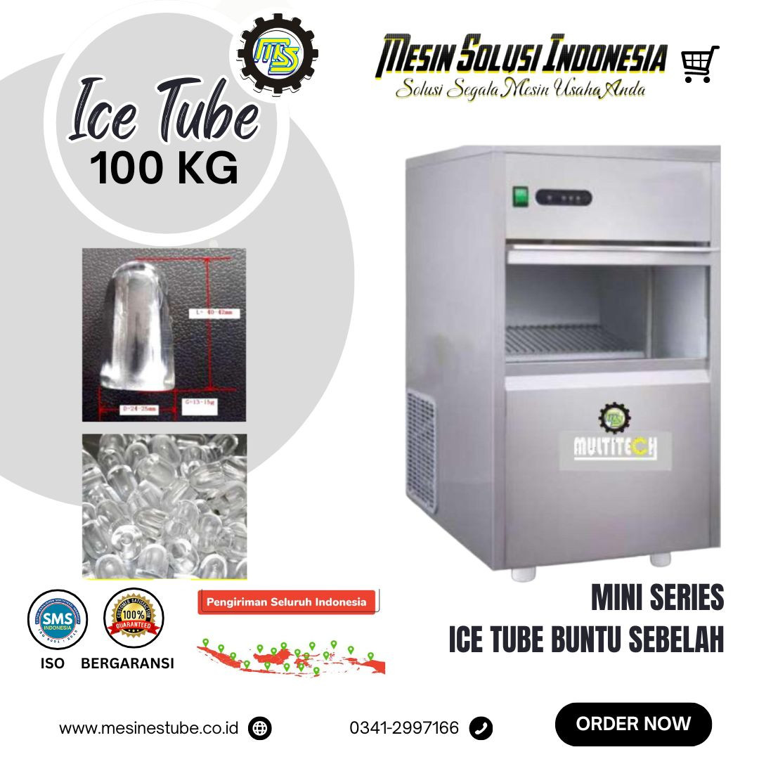 Es Tube Mini (Ice Tube) Kap. 100 Kg - CV. MULTIRAYA SOLUSINDO