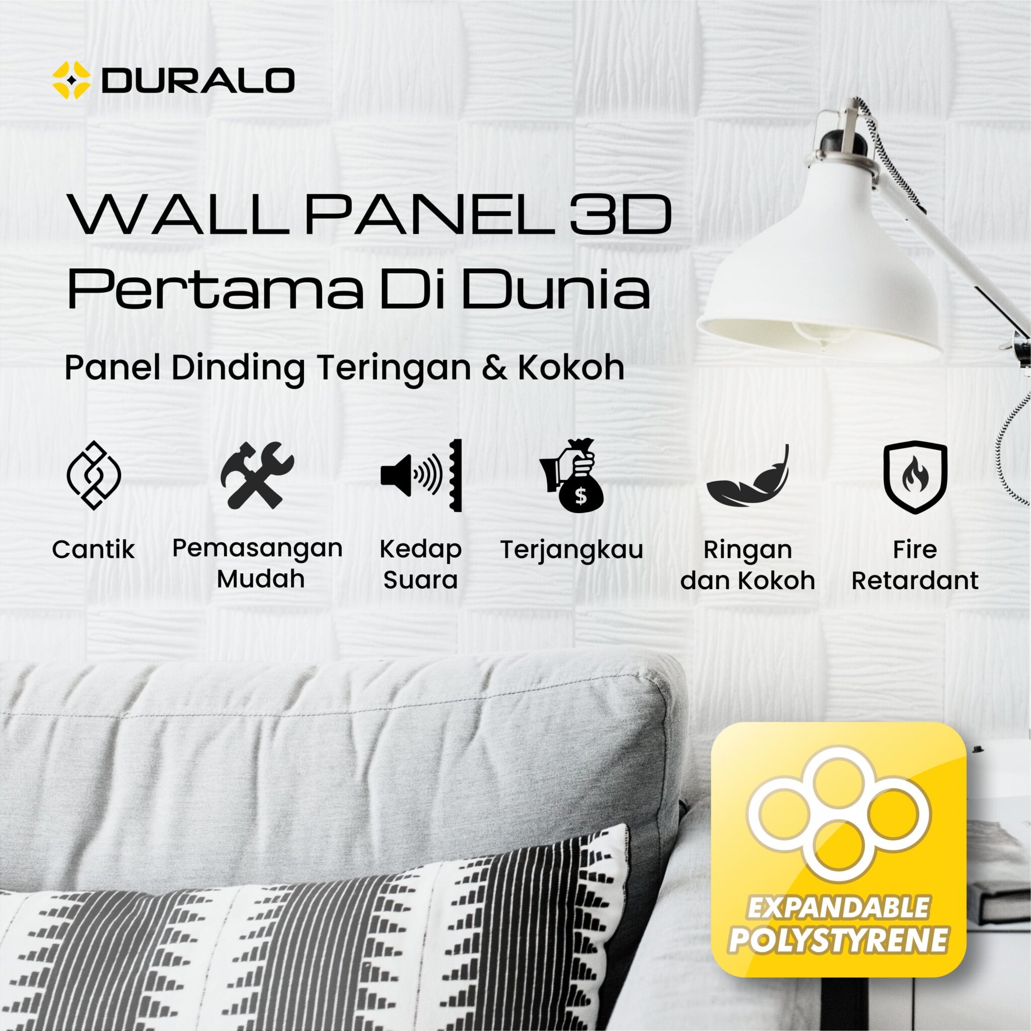 LAKUKAN INI SEBELUM MEMASANG WALL PANEL 3D - Duralo
