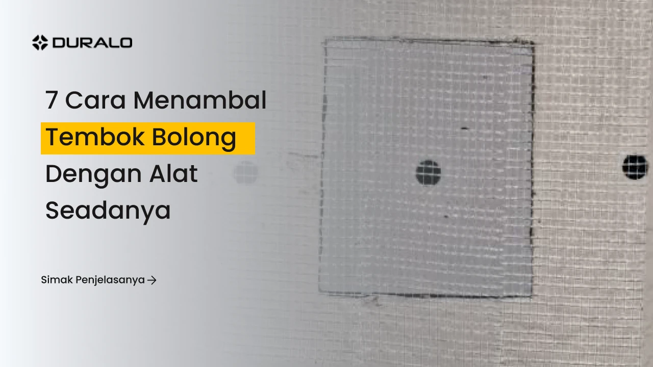 7 Cara Menambal Tembok Bolong Dengan Alat Seadanya - Duralo