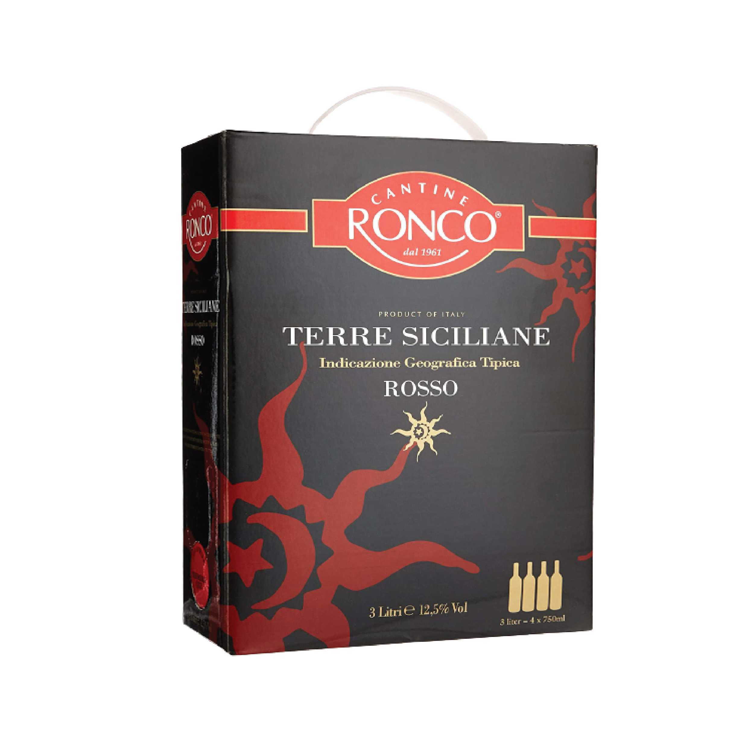 Ronco Sicilia BiB Rouge 3L | S Liquor