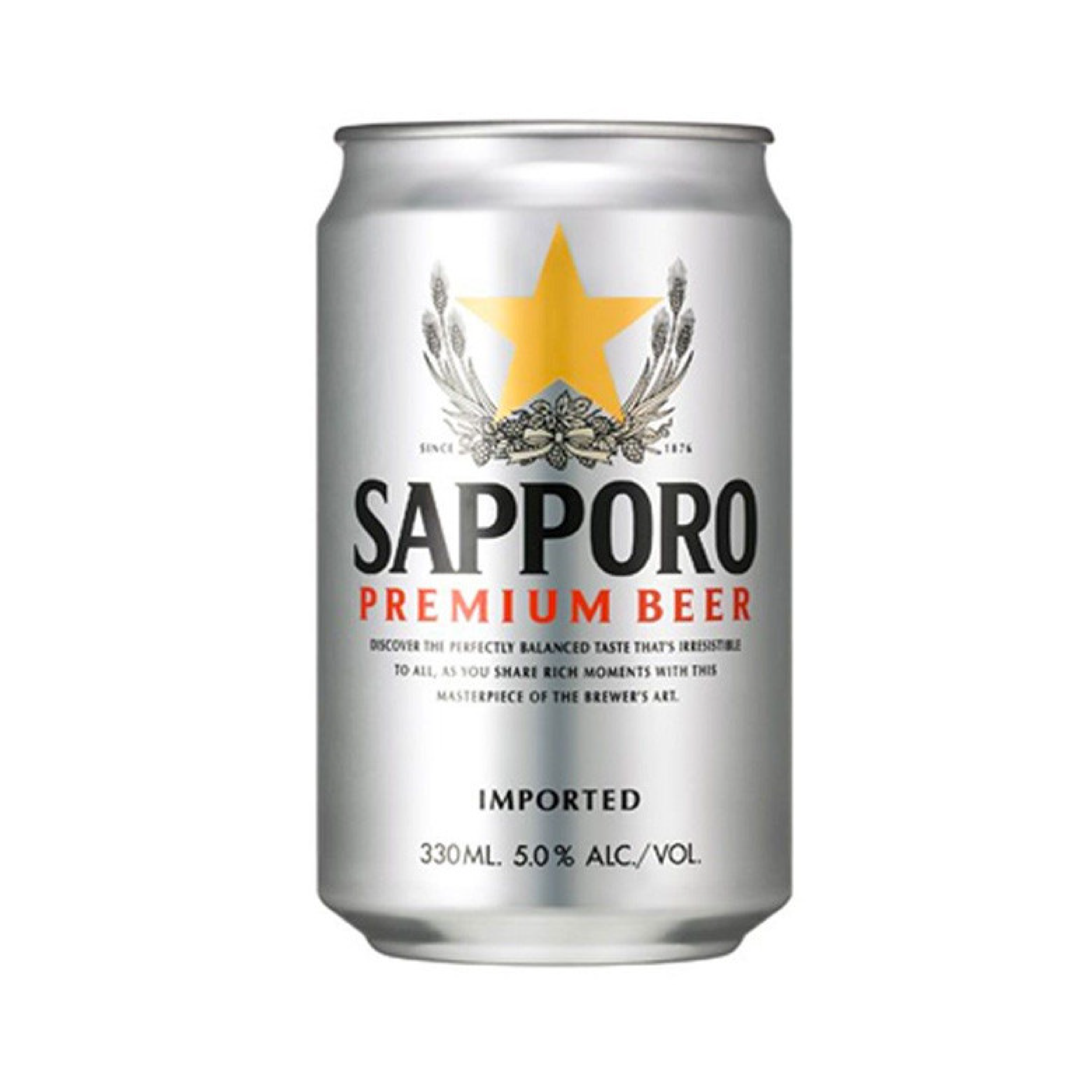 Sapporo Premium Beer Can 330ml | S Liquor