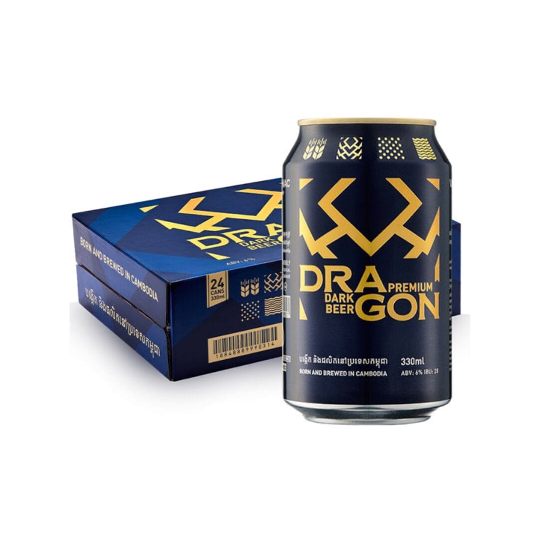 Dragon Premium Dark Beer Can 330ml | S Liquor