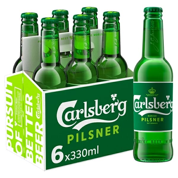 Carlsberg Small Bottle 330ml Pack/6Btls | S Liquor