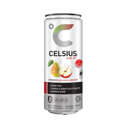 Celsius Sparkling Fuji Apple Pear 325ml | S Liquor