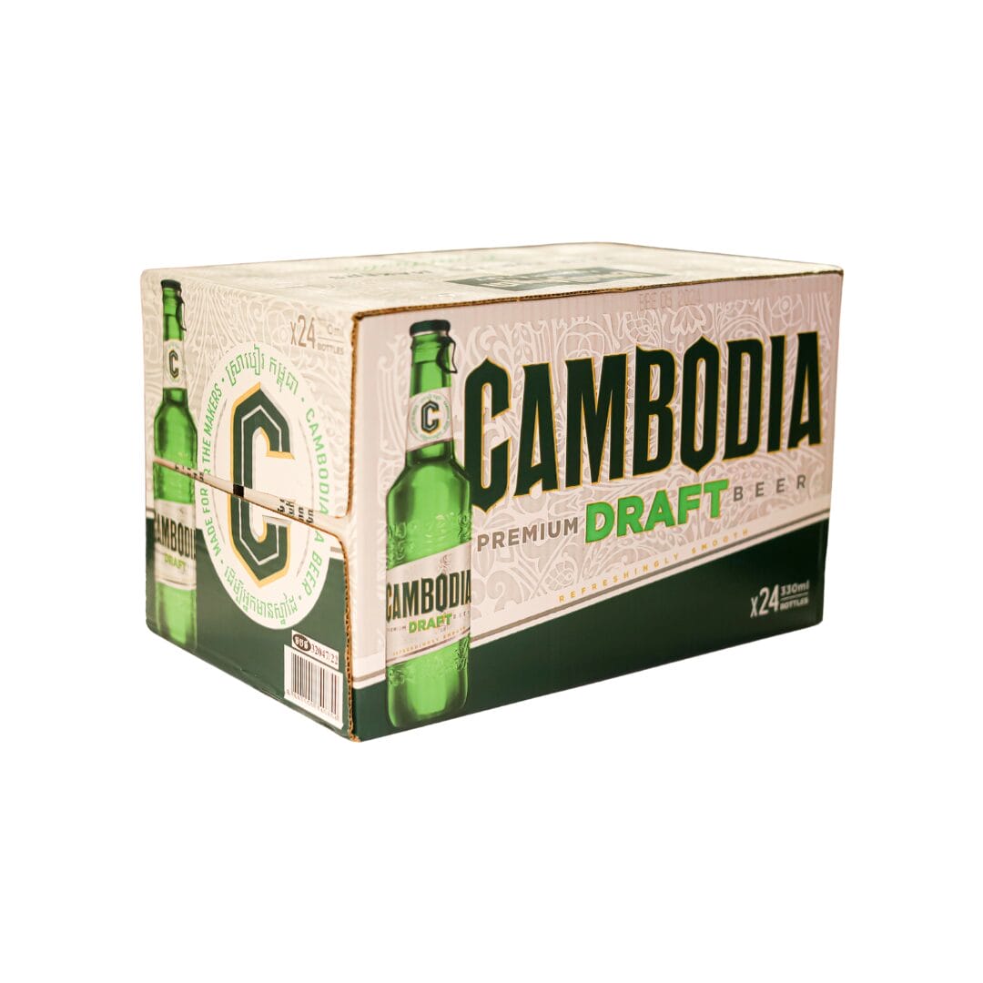 Cambodia Premium Draft Beer Bottle 330ml | S Liquor