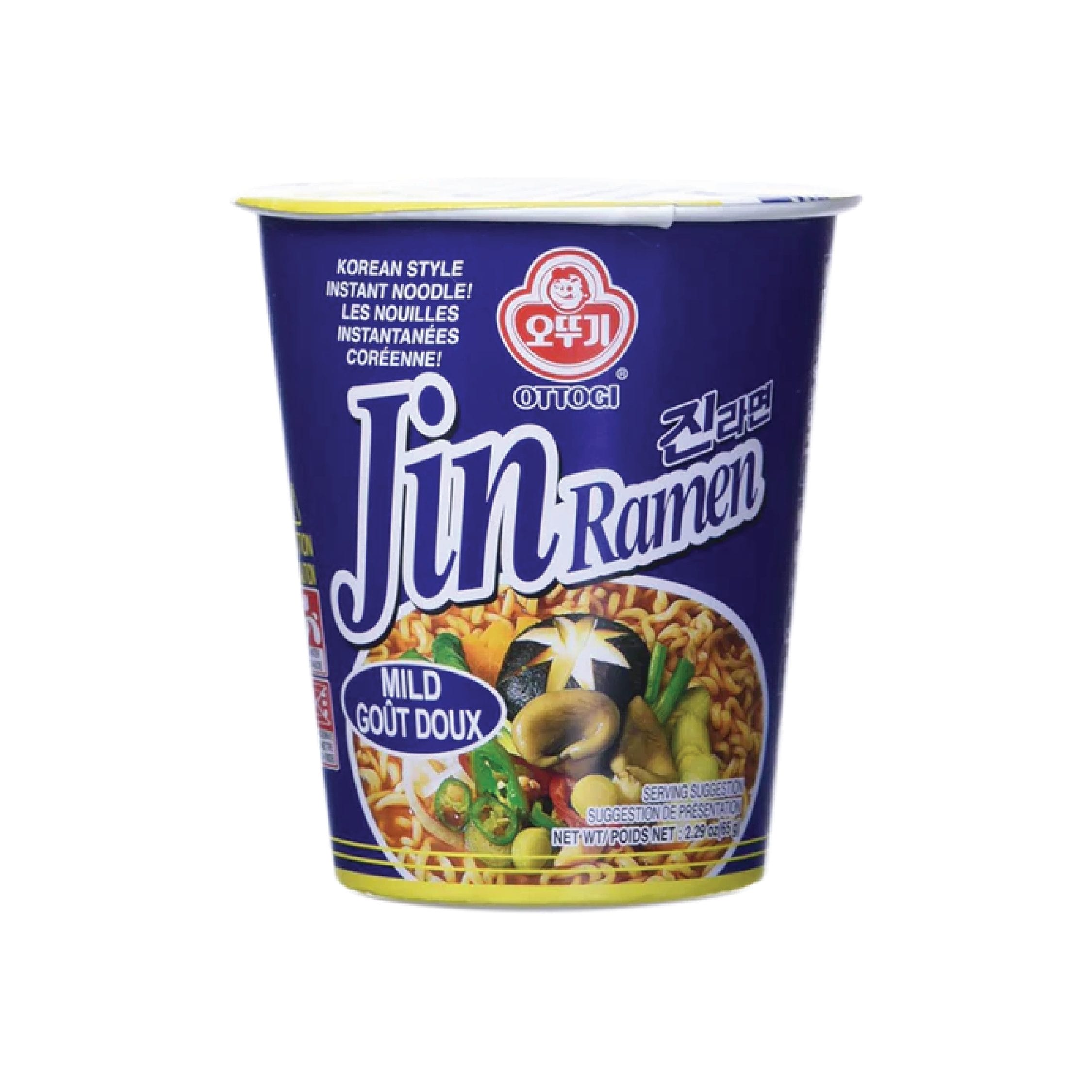 OTTOGI Noodle Cup Jin Ramen Mild 65gm | S Liquor