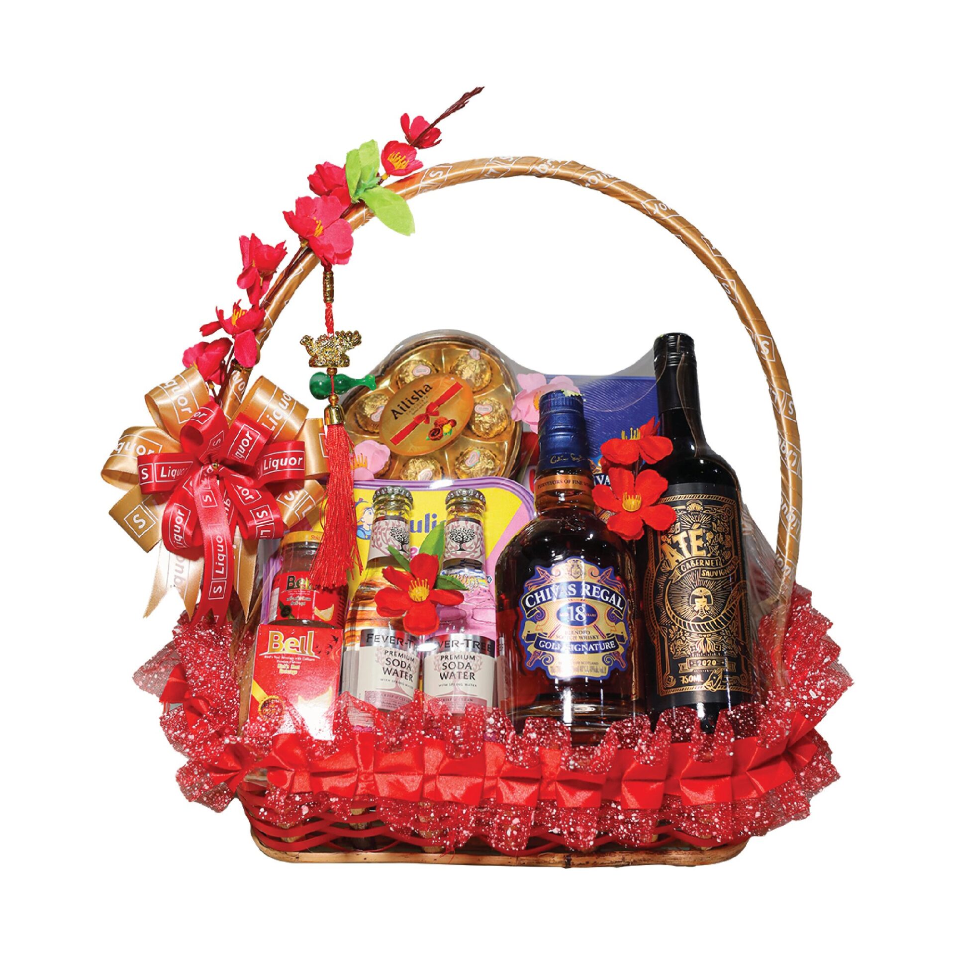 CNY HP Small Chivas Regal 18Yo + Ate Wine $95 | S Liquor