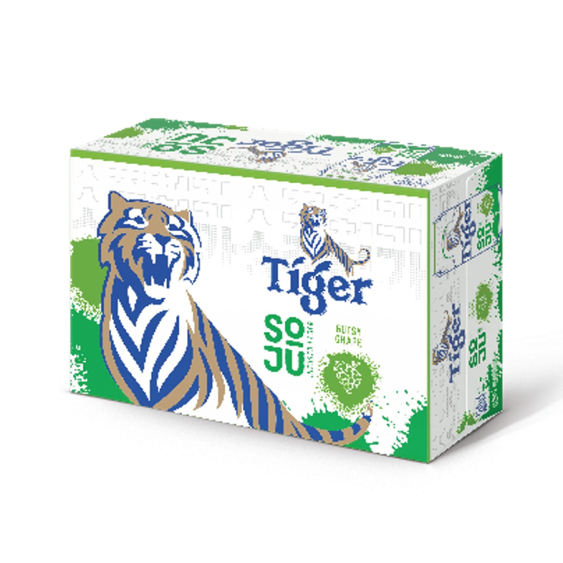 Tiger Soju Case Gutsy Grape 330ml | S Liquor
