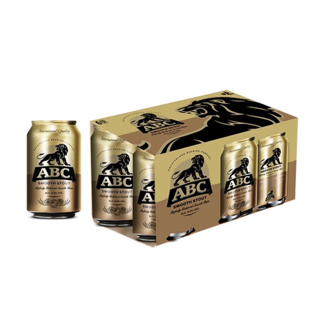 ABC Smooth Stout Can 330ml Pack/6Cans | S Liquor