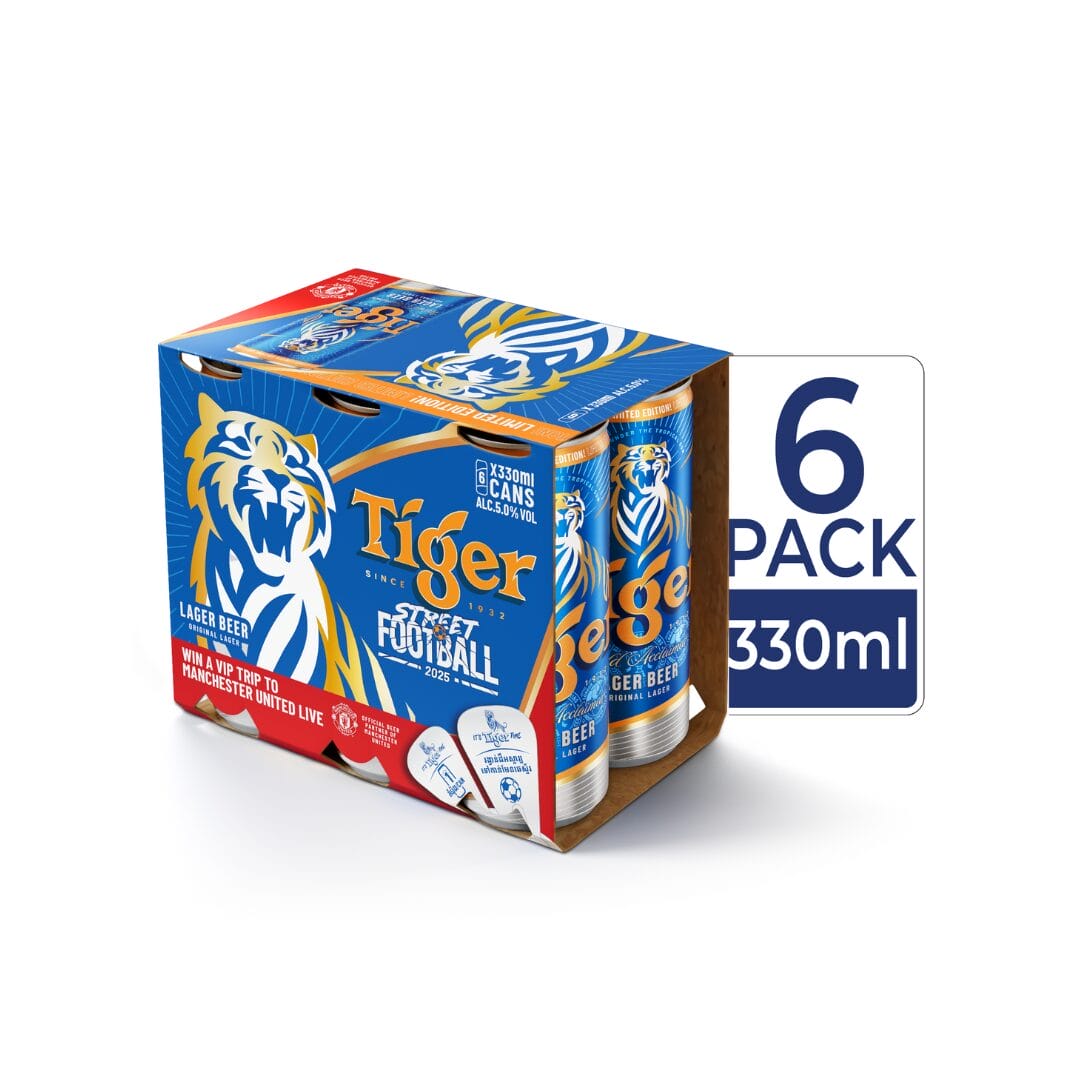 Tiger Beer Tall NCP Can 330ml Pack/6Cans | S Liquor