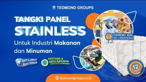 Tangki Panel Stainless untuk Industri Makanan dan Minuman