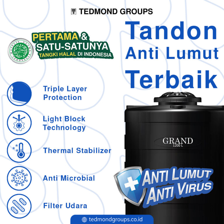 Tandon Air Anti Lumut Terbaik No. 1 Di Indonesia