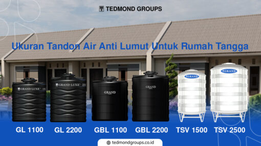 Ukuran Tandon Air Anti Lumut Untuk Rumah Tangga