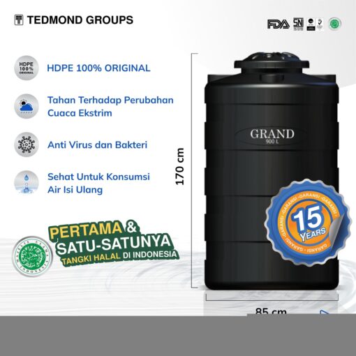 Toren Air Slim Tangki Grand Ramping Mudah Masuk Rumah - Produsen Tangki ...