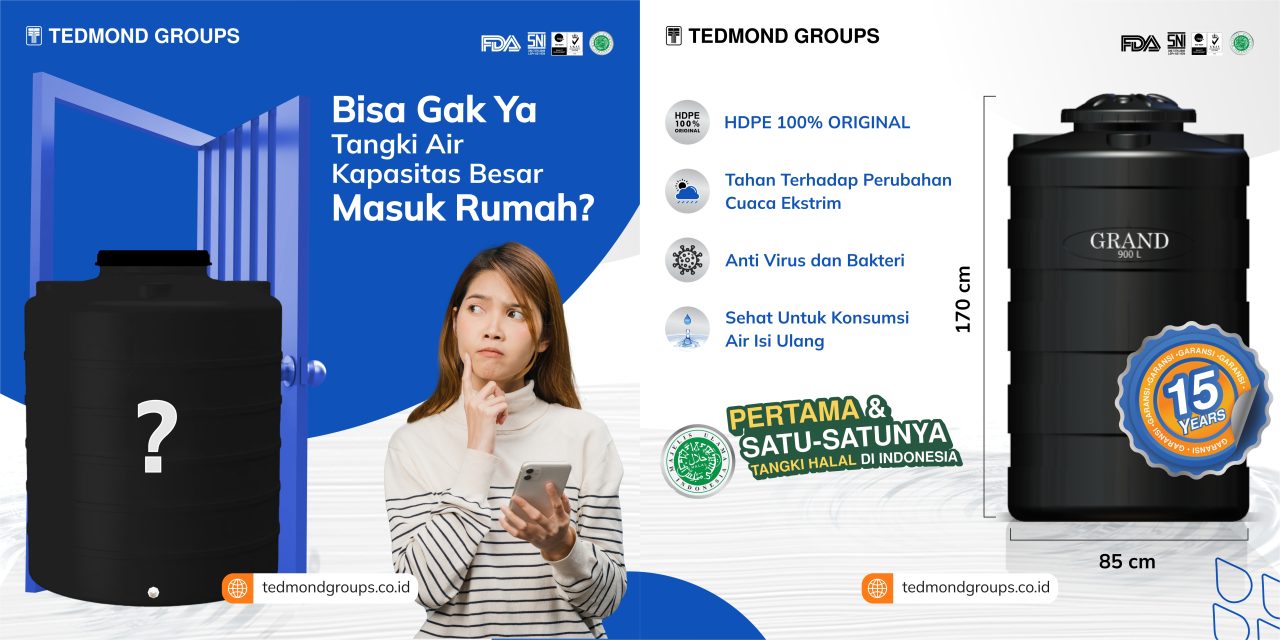 Toren Air Slim Tangki Grand Ramping Mudah Masuk Rumah - Produsen Tangki ...