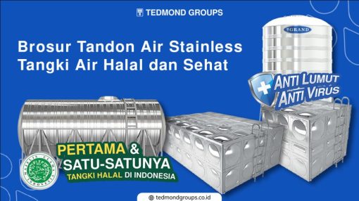 Brosur Tandon Air Stainless Toren Tangki Air Halal dan Sehat