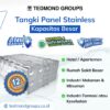 Tangki Air Panel Stainless Steel Toren Kotak Kapasitas Besar