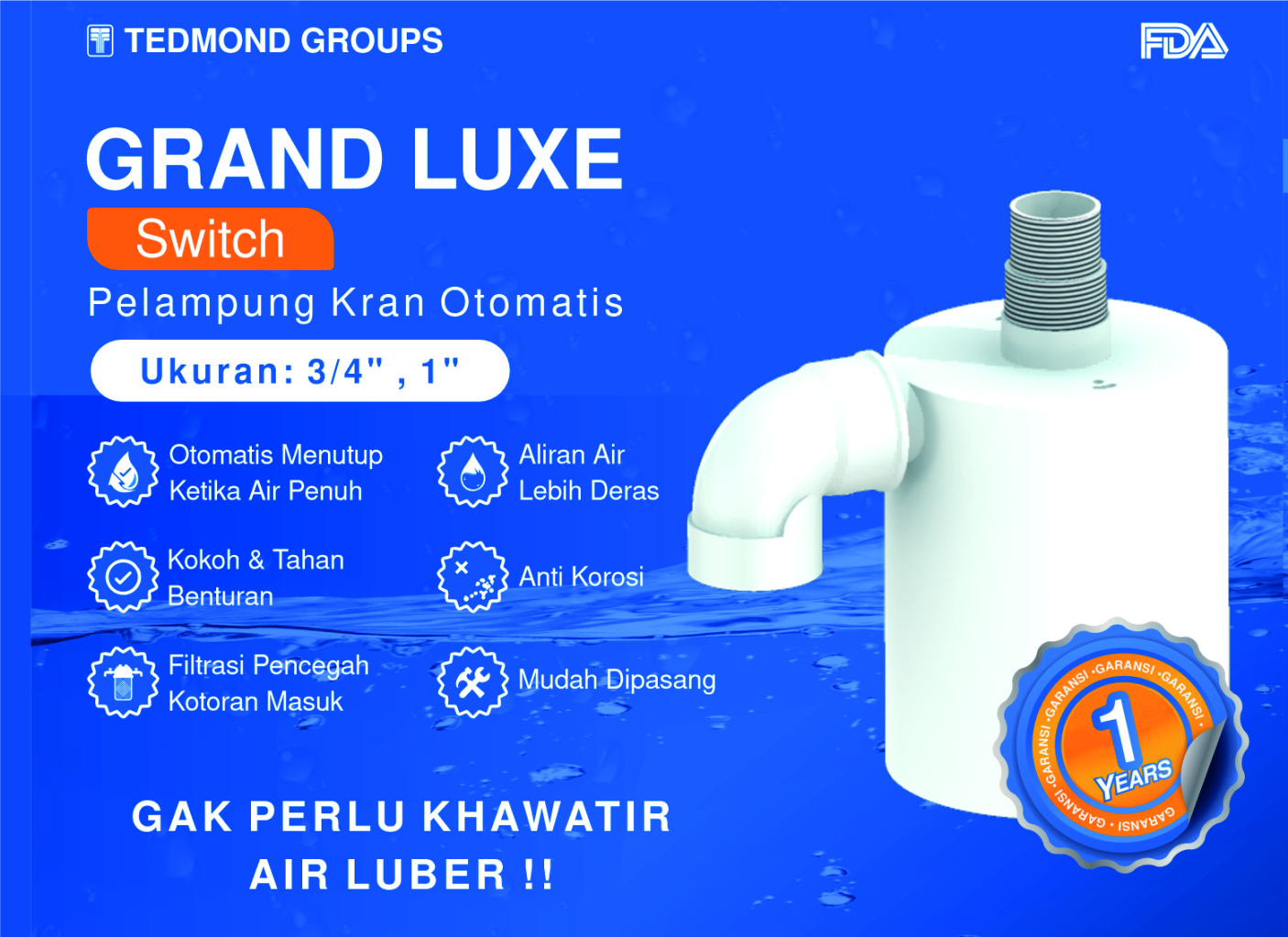 Pelampung Tandon Air Yang Bagus Auto Cut OFF