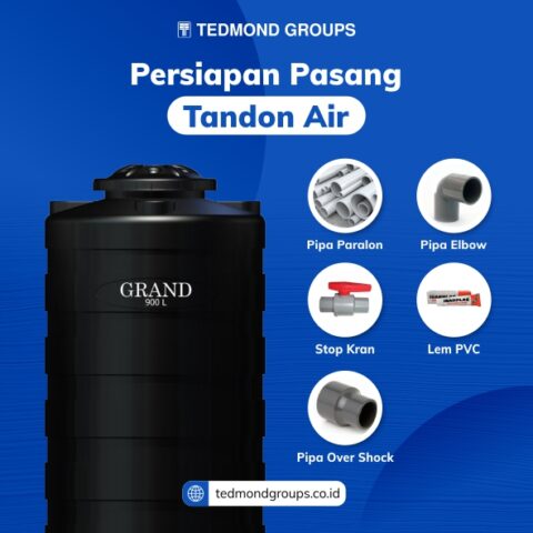 Cara Pasang Tandon Air, Aliran Deras Tanpa Pompa Dorong