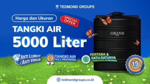 Harga Dan Ukuran Tangki Air 5000 Liter Tandon Ukuran Jumbo