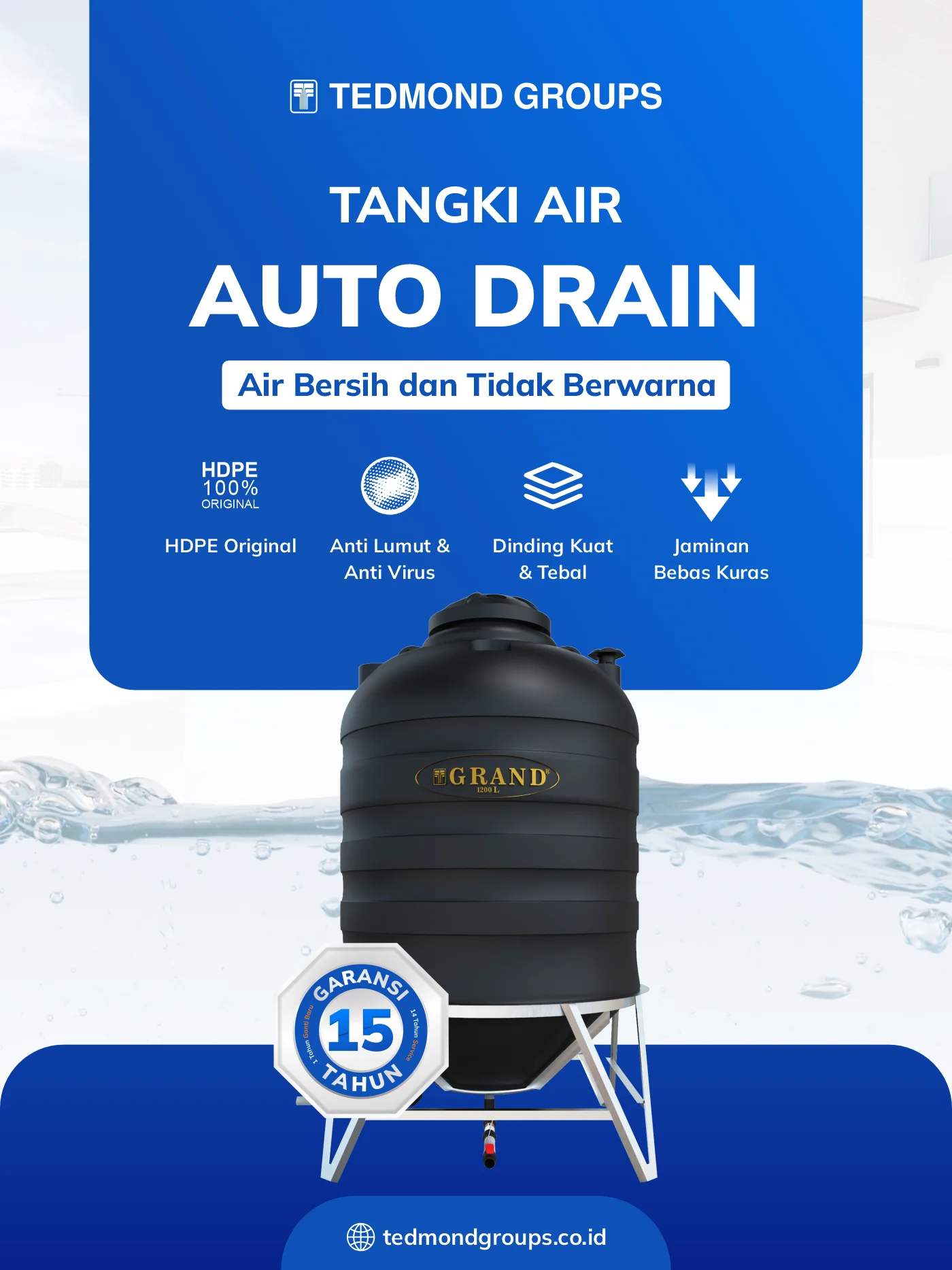 Solusi Air Tandon Menguning Secara Alami dan Aman - Produsen Tangki Air #1