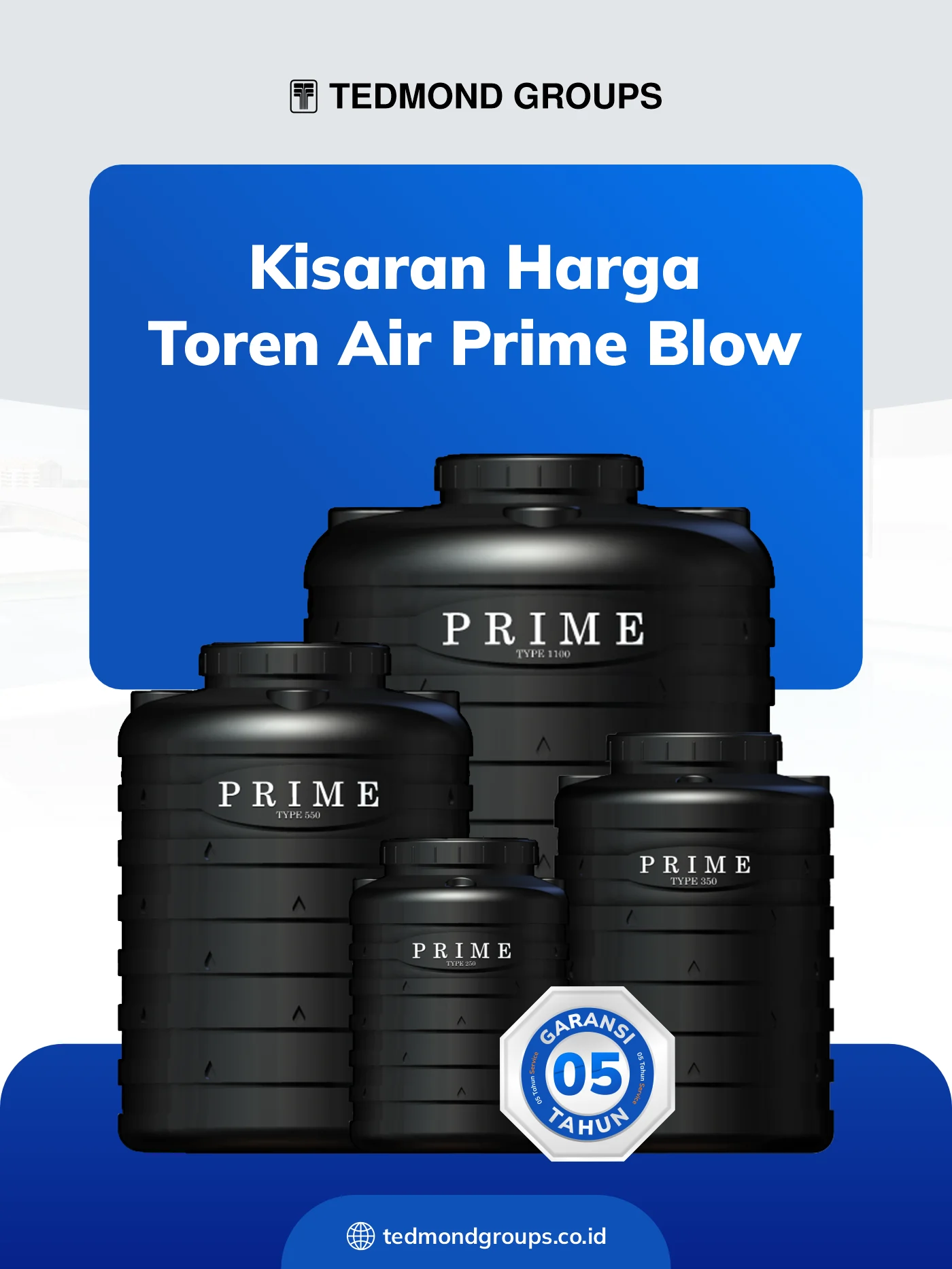 Harga Toren Air Prime Blow untuk Kebutuhan Rumah Tangga - Produsen ...