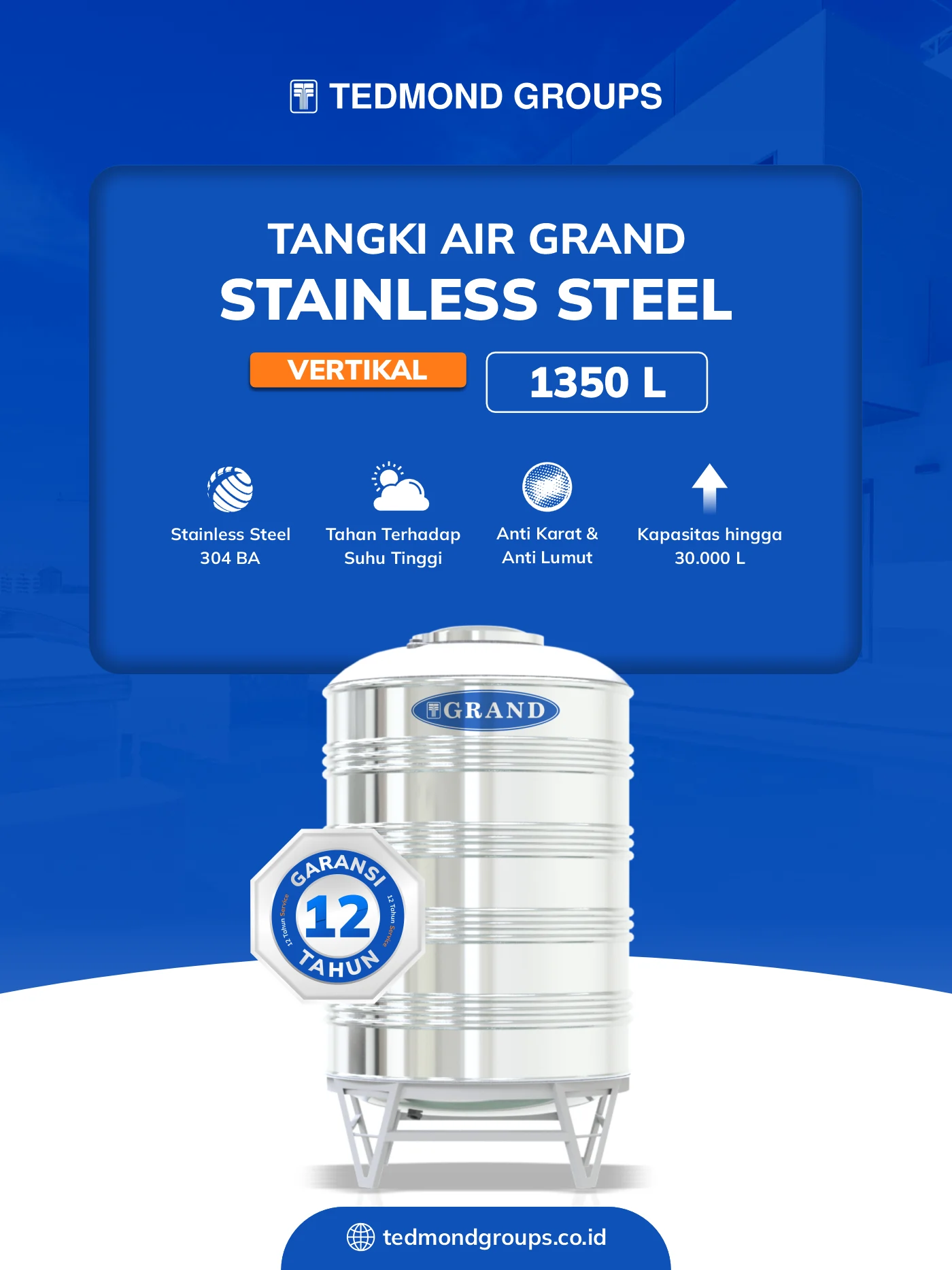 Manfaat Toren Stainless yang Sudah Berstandar SNI - Produsen Tangki Air #1