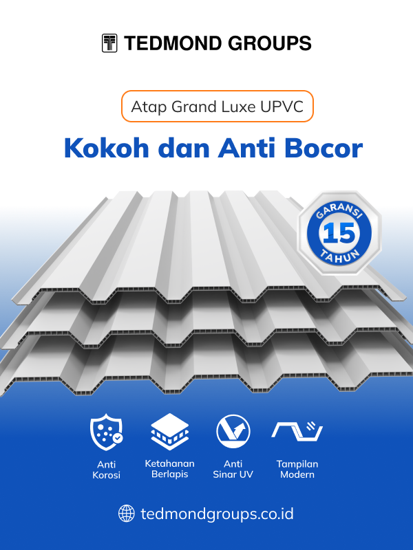 Pemasangan Atap uPVC Sendiri Cuma 9 Langkah Saja - Produsen Tangki Air #1
