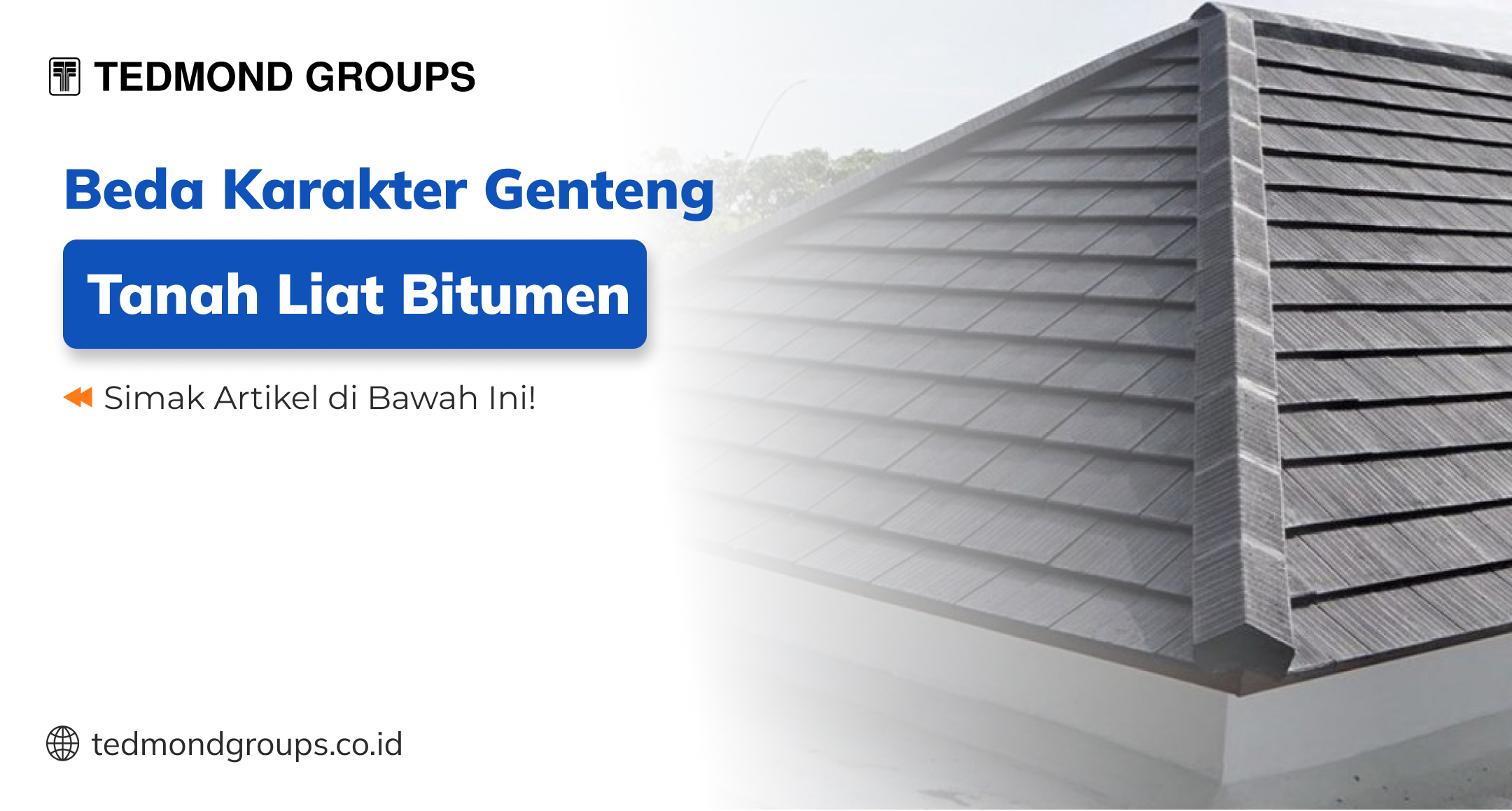 Beda Karakter Genteng Tanah Liat Bitumen - Produsen Tangki Air #1