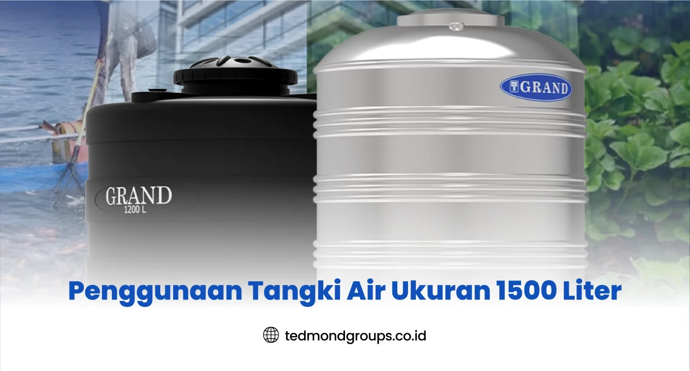 Harga Toren Air Ukuran 1500 Liter Plastik dan Stainless - Produsen ...