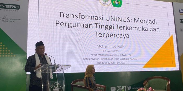 Prof. M Nuh: Uninus Sudah On Track - Universitas Islam Nusantara