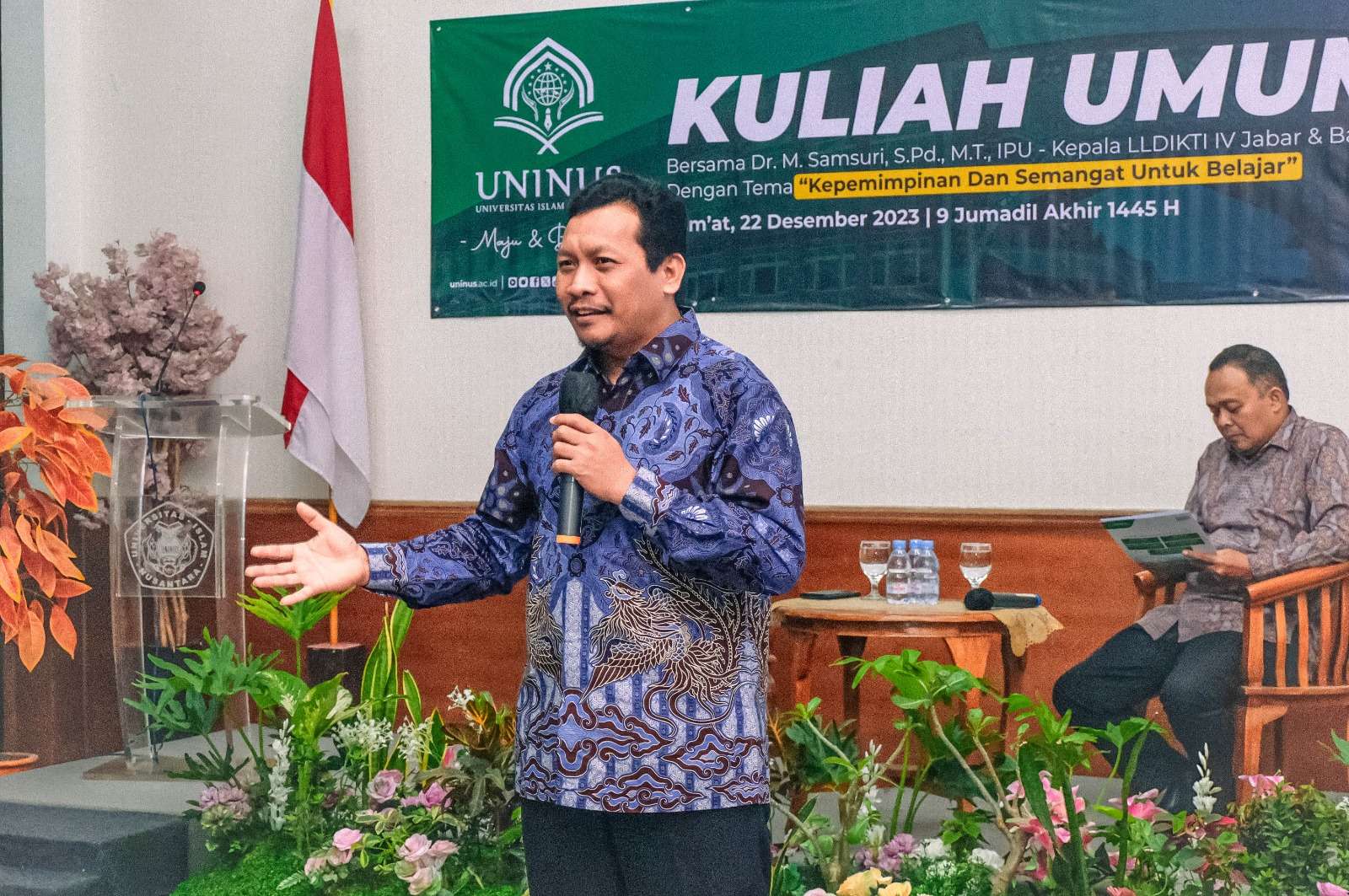 Kepala Lembaga LLDIKTI IV beri Kuliah Umum di UNINUS – Universitas ...